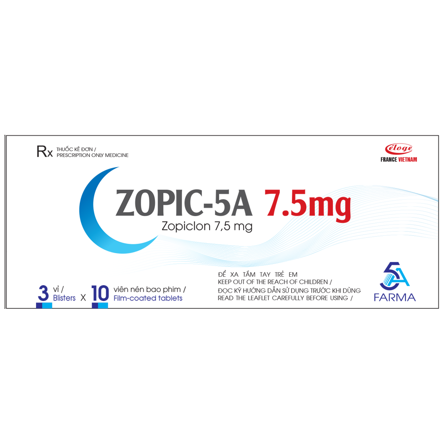 ZOPIC - 5A 7.5MG - 5A Farma