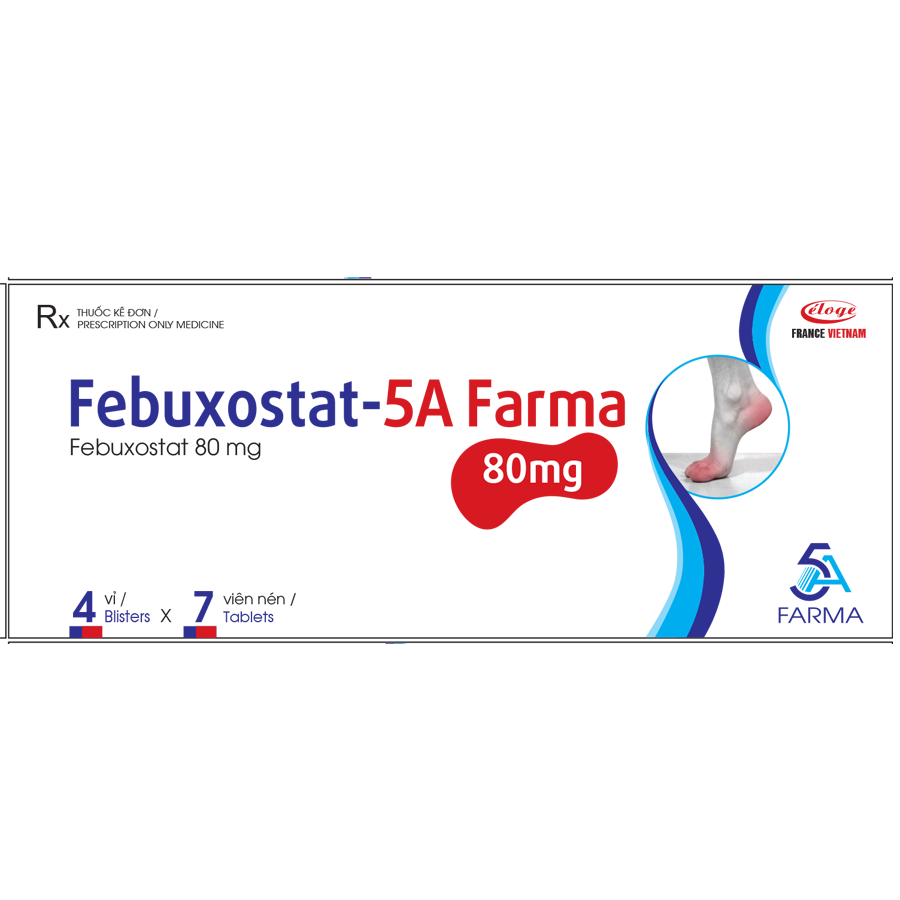 Febuxostat-5A Farma 80mg - 5A Farma